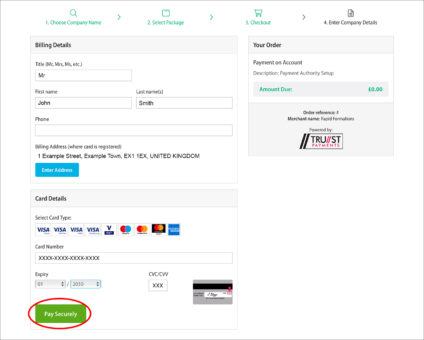 How to Update Your Payment Card | Rapid Formations