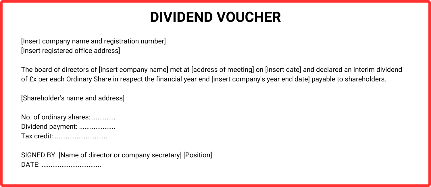 Guide to Dividend Vouchers for Limited Companies